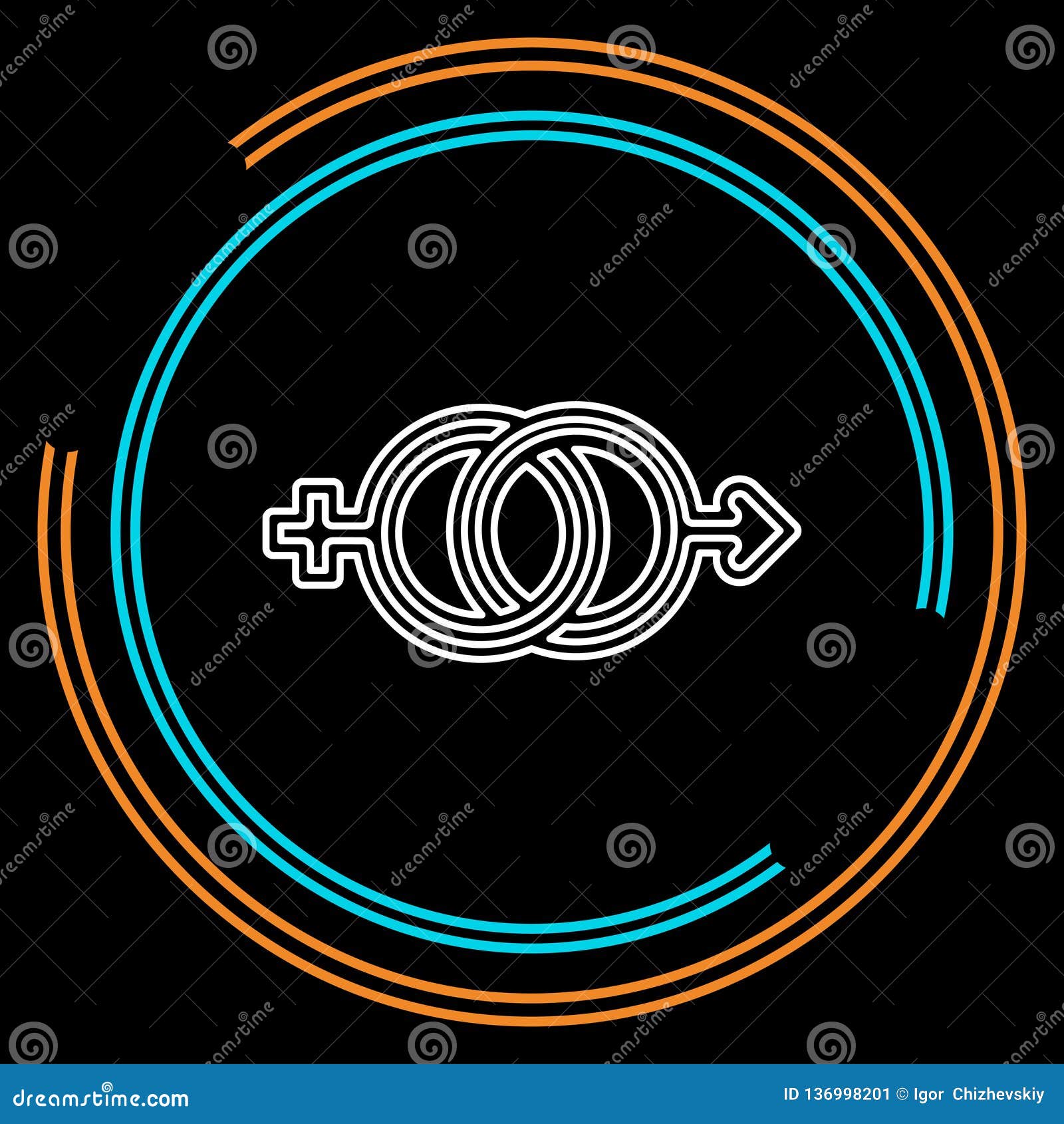 Love Illustration Of Male And Female Sex Stock Vector Illustration Of