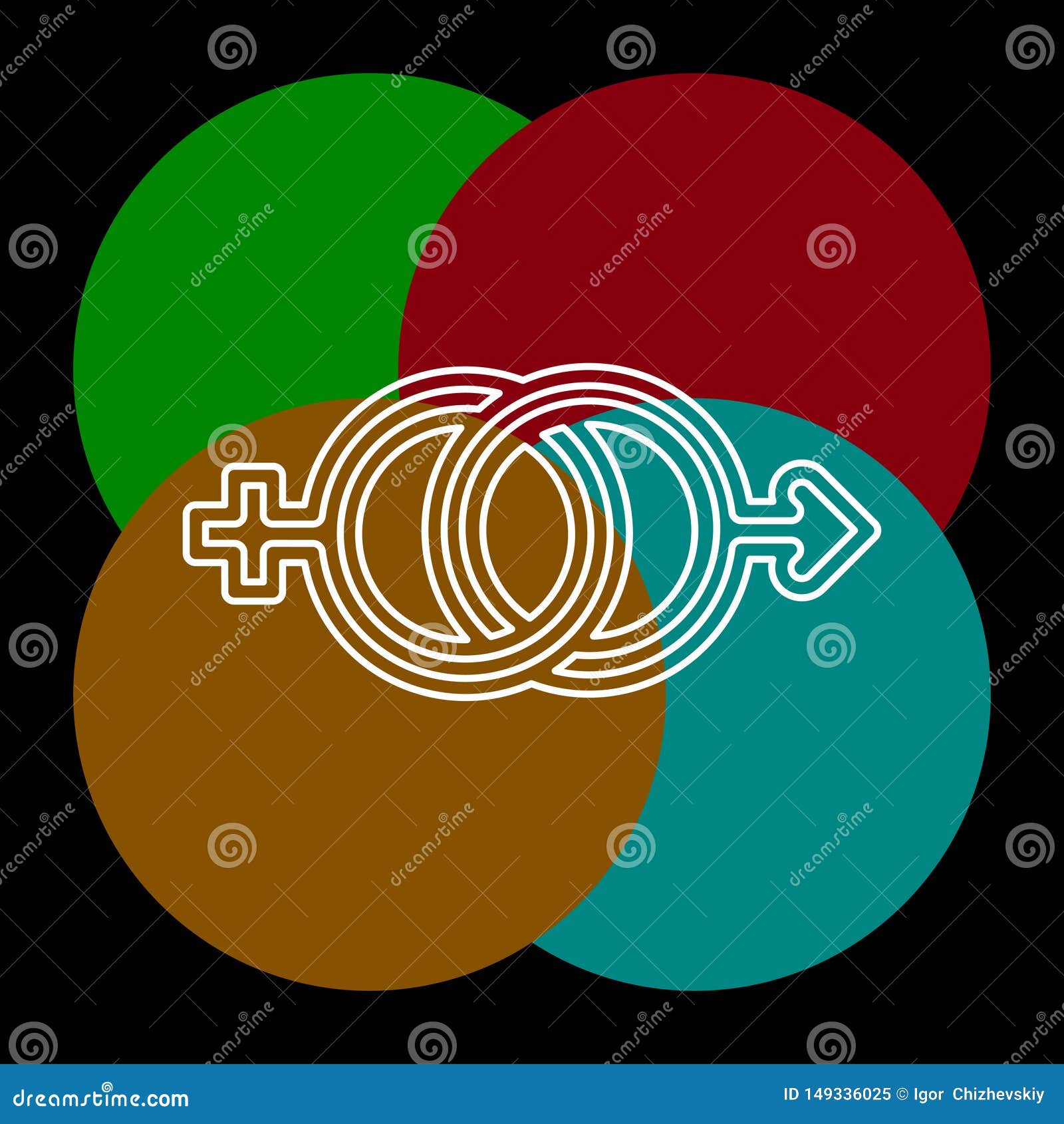 Love Illustration Of Male And Female Sex Stock Vector Illustration Of