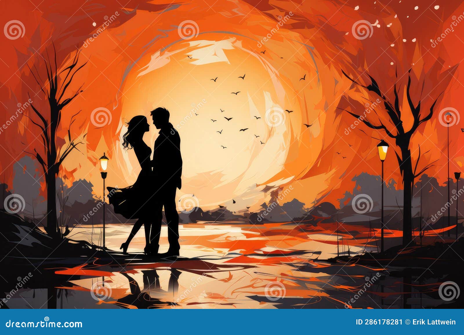 Love Illustration - a Picture that Symbolically Depicts the Theme of ...