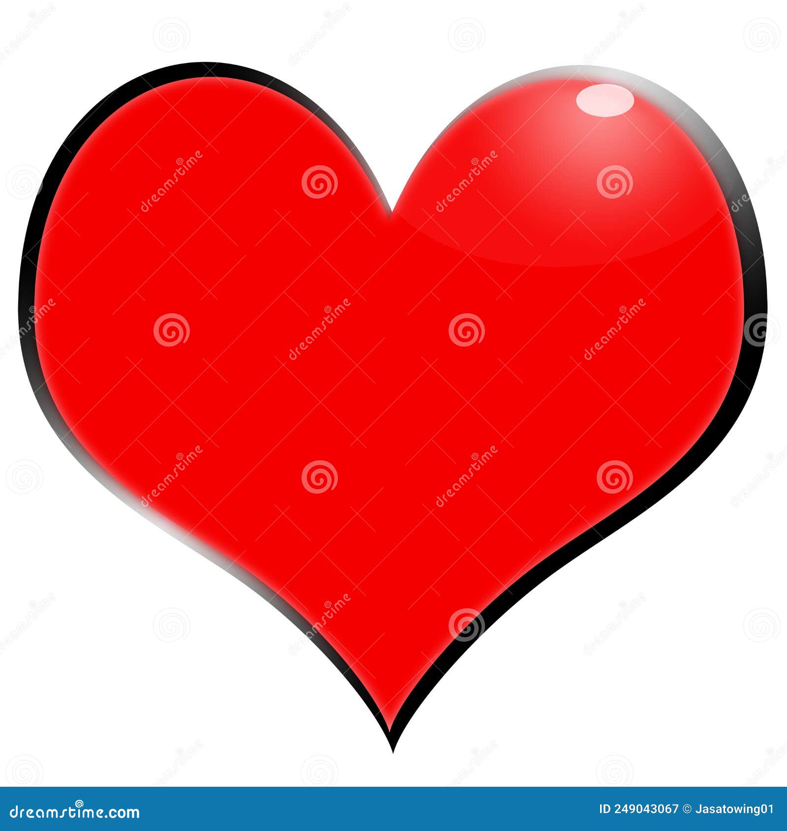 Red love symbol stock illustration. Illustration of text - 249043067