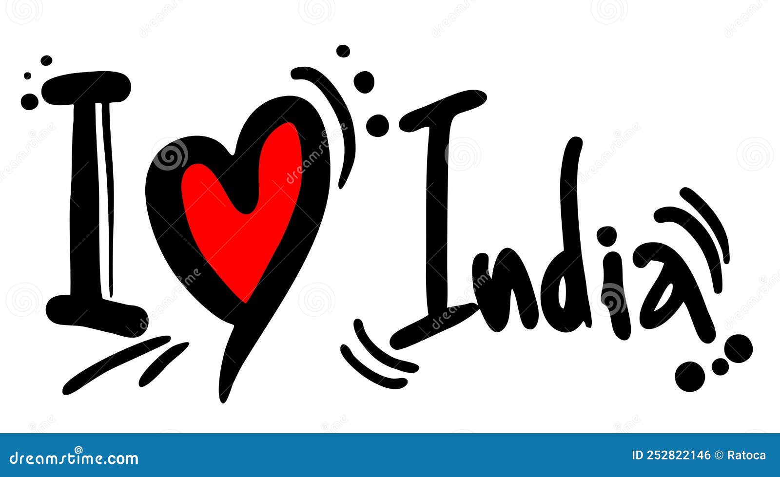 Love india stock vector. Illustration of passion, admire - 252822146
