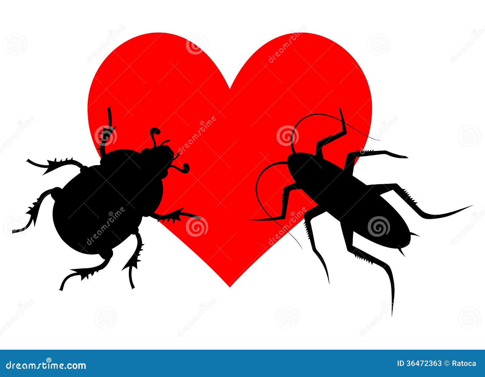 Love insect stock vector. Illustration of feeling, puppet - 36472363