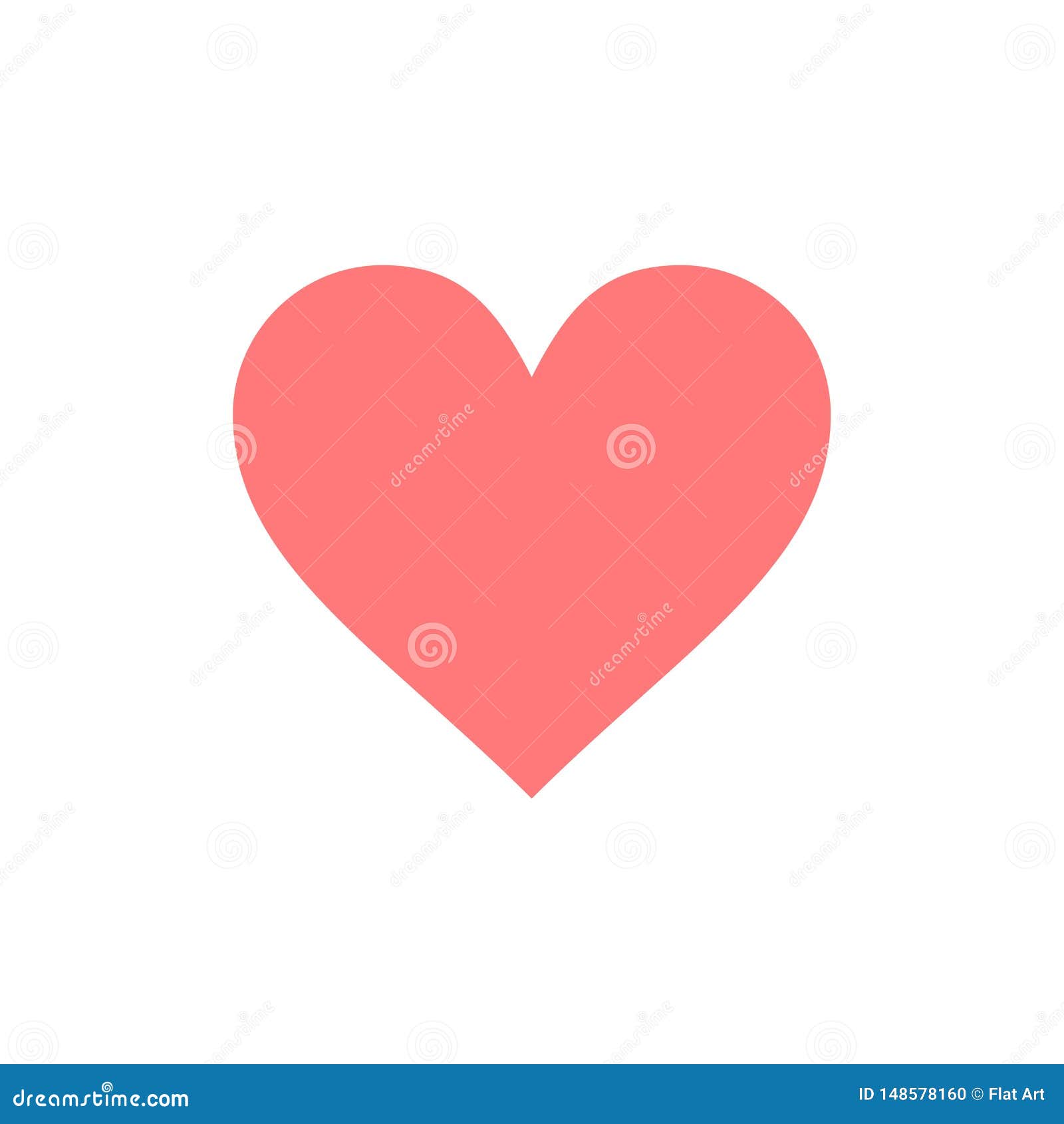 Love, Instagram, Interface, Like Flat Color Icon. Vector Icon Banner ...