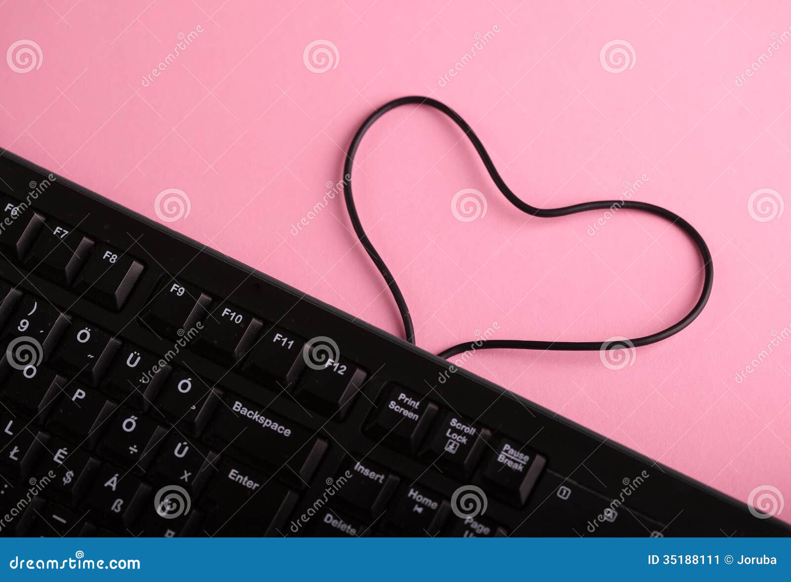 Love on internet stock image. Image of button, affection - 35188111