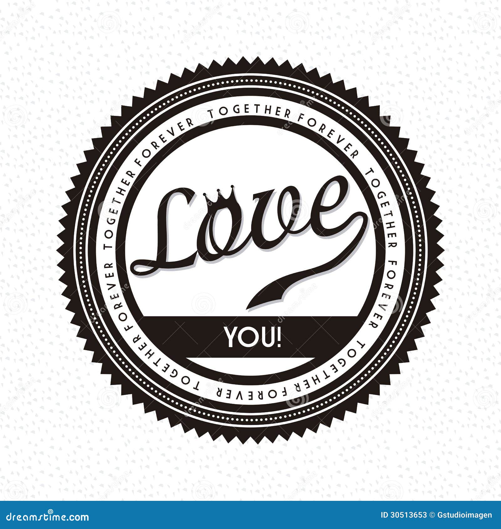 Love label stock vector. Illustration of decorative, cover - 30513653
