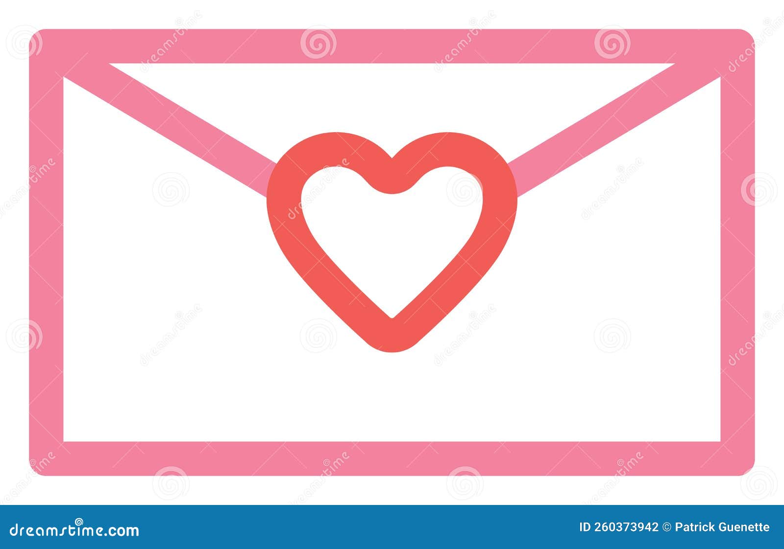 Love letter, icon stock vector. Illustration of banner - 260373942