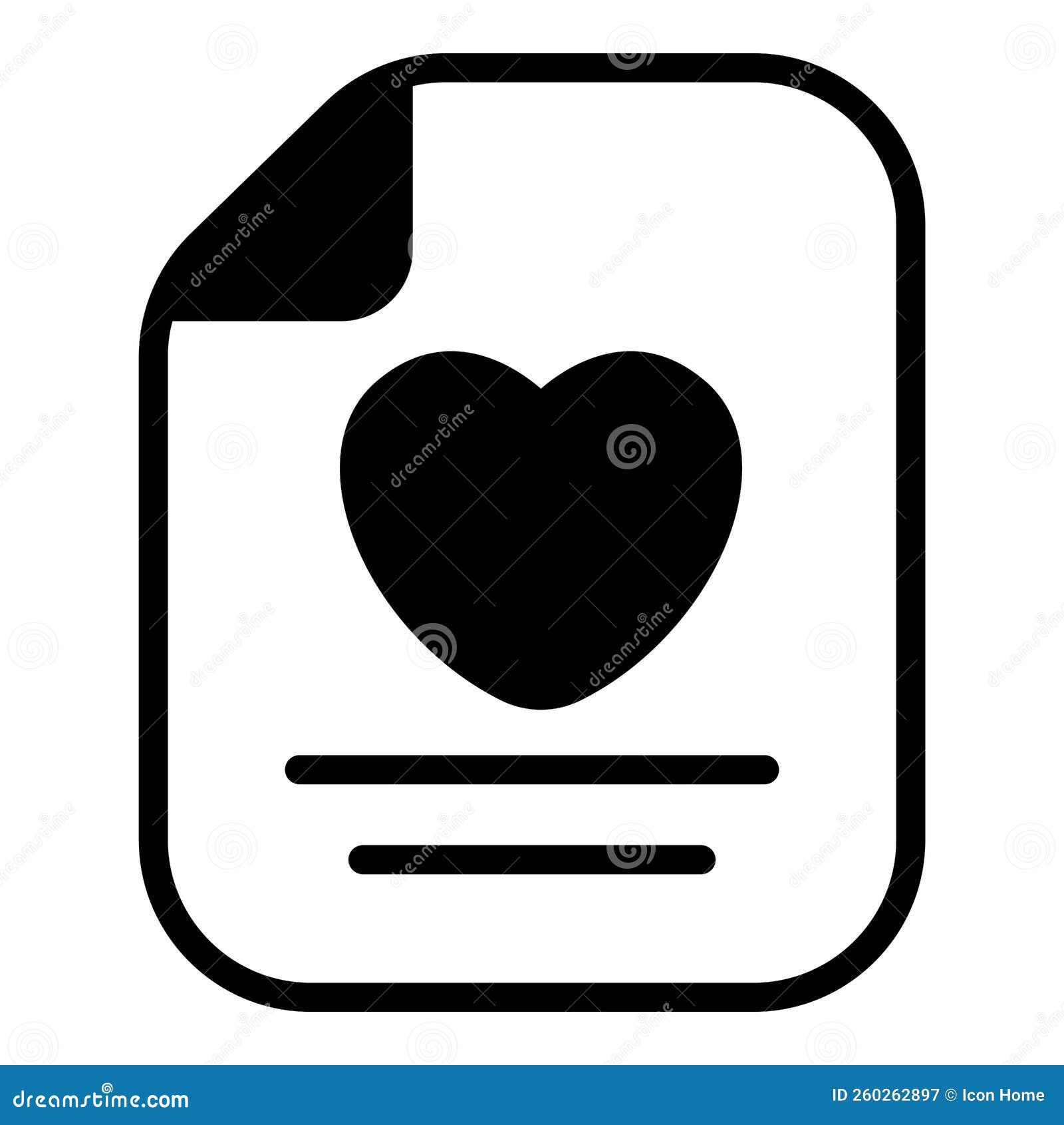 Love Letter, Paper Black Vector Stock Vector - Illustration of ...