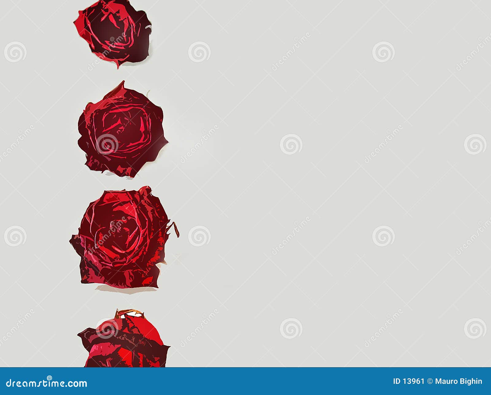 Love letters - rose border stock illustration. Illustration of feeling ...