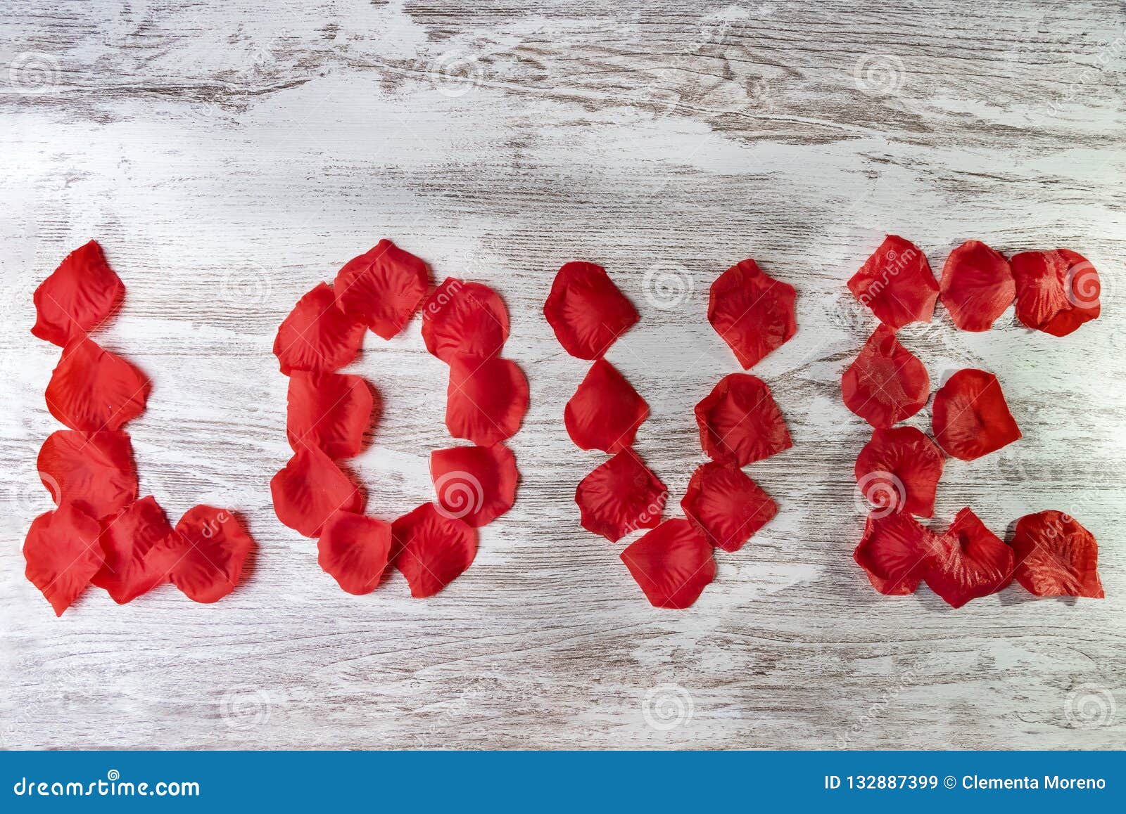 Love Letters on Rustic Background Stock Image - Image of petals ...