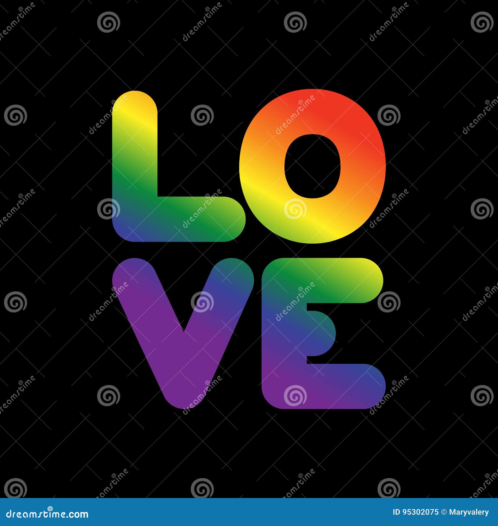Love Lgbt Sign Of Rainbow Letters Letitiging For Gays And Lesbians