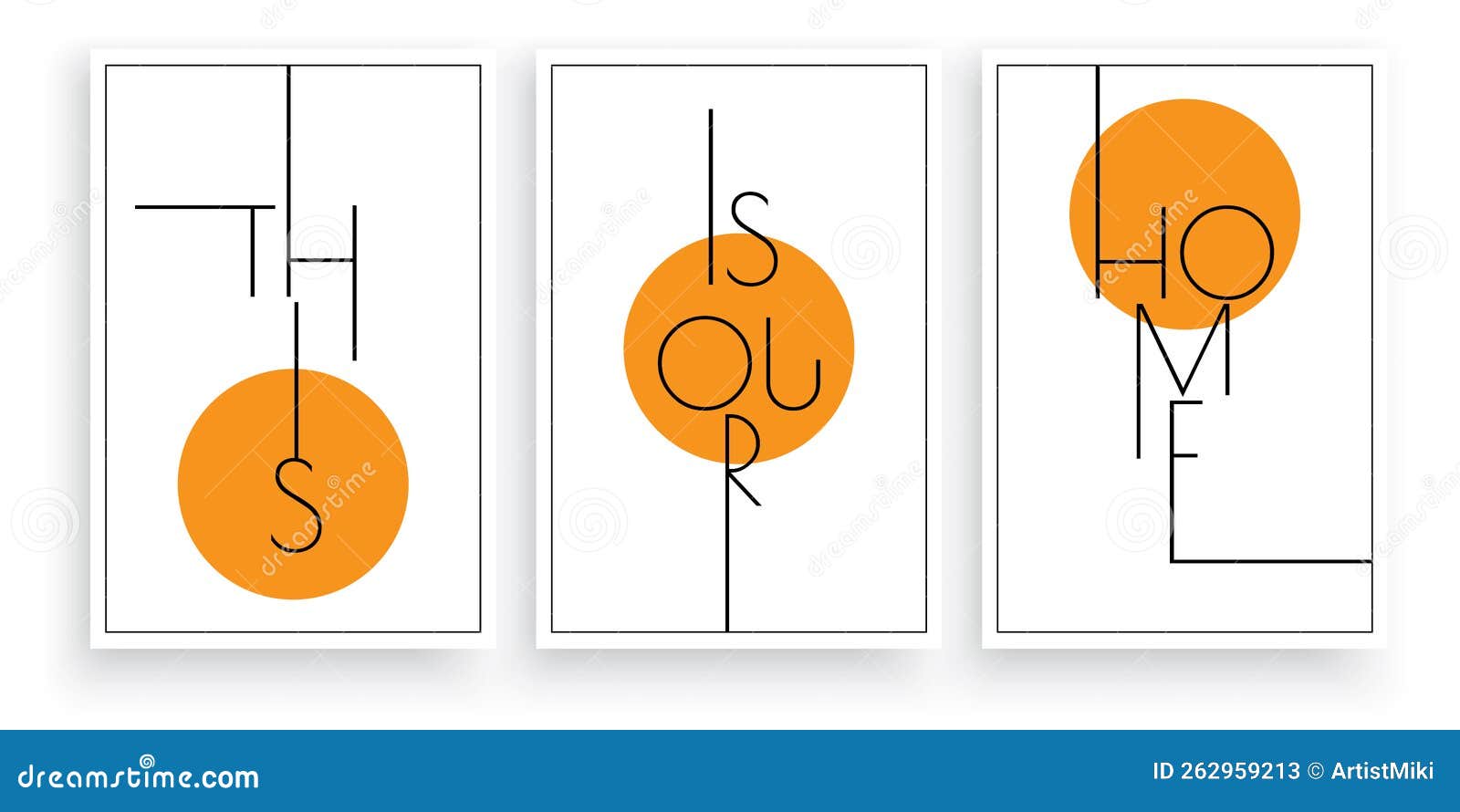 This is Our Home, vector stock vector. Illustration of artwork - 262959213