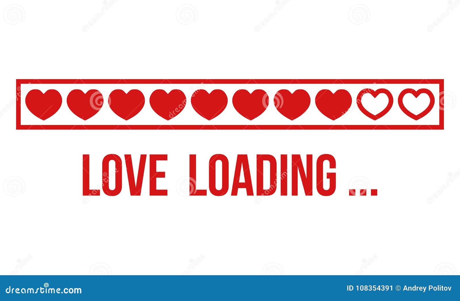 Love Loading with Progress Bar Stock Vector - Illustration of progress ... Love Loading with Progress Bar Stock Vector - Illustration of progress ...