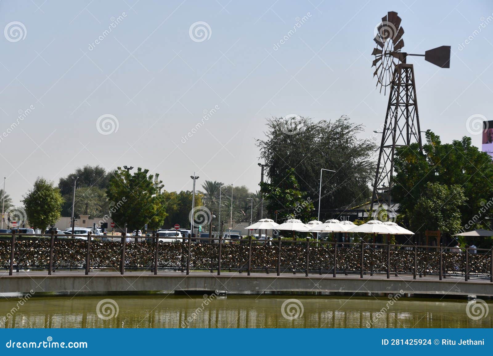 Love Lock Bridge - Promise Bridge at Last Exit Al Khawaneej in Dubai ...