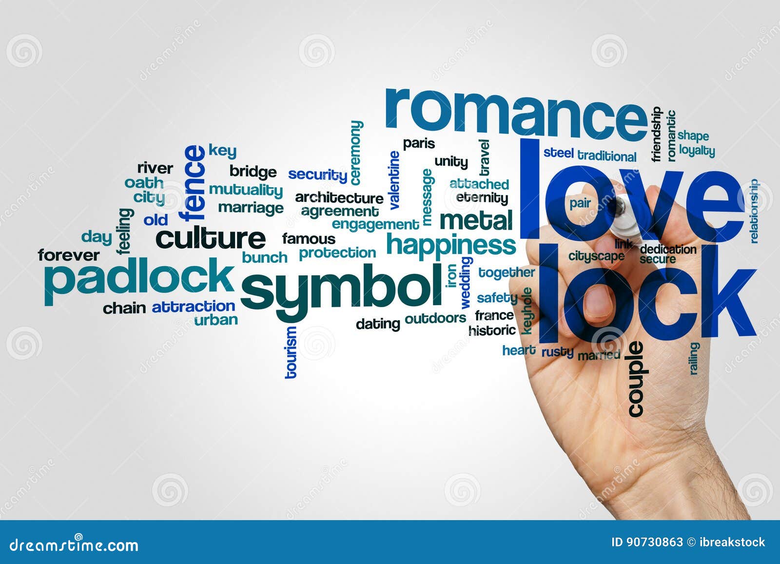 Love Lock Word Cloud Stock Photos - Free & Royalty-Free Stock Photos ...