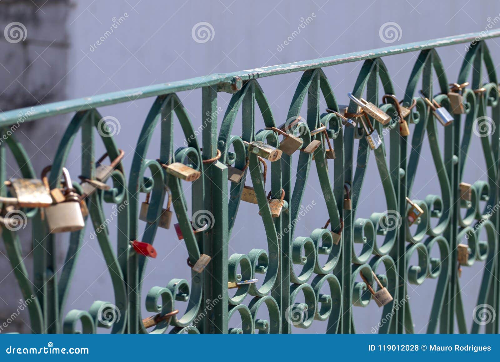 Love Locks Left on a Bridge Stock Photo - Image of culture, friendship ...
