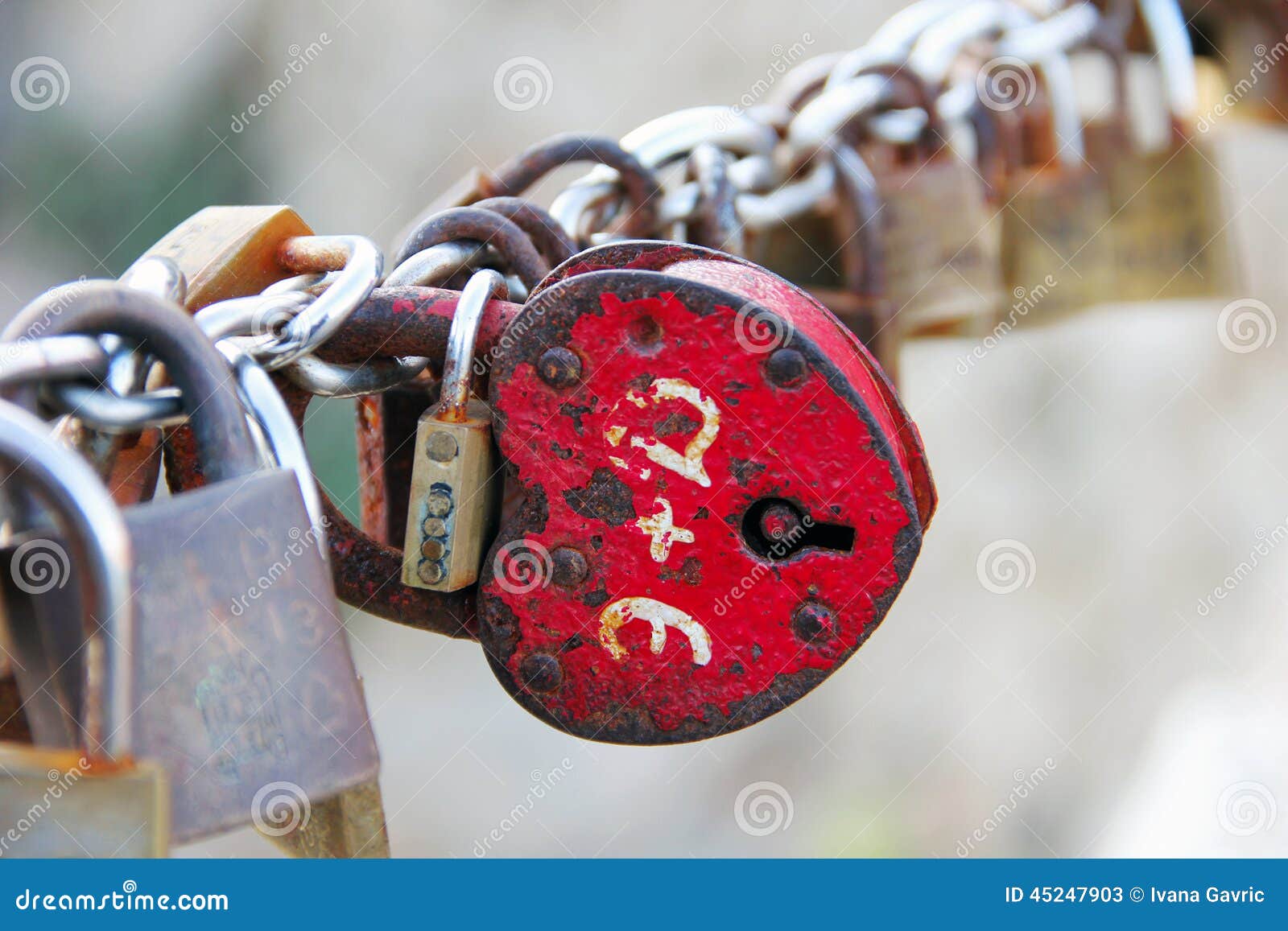 Love locks stock image. Image of romantic, symbolize - 45247903