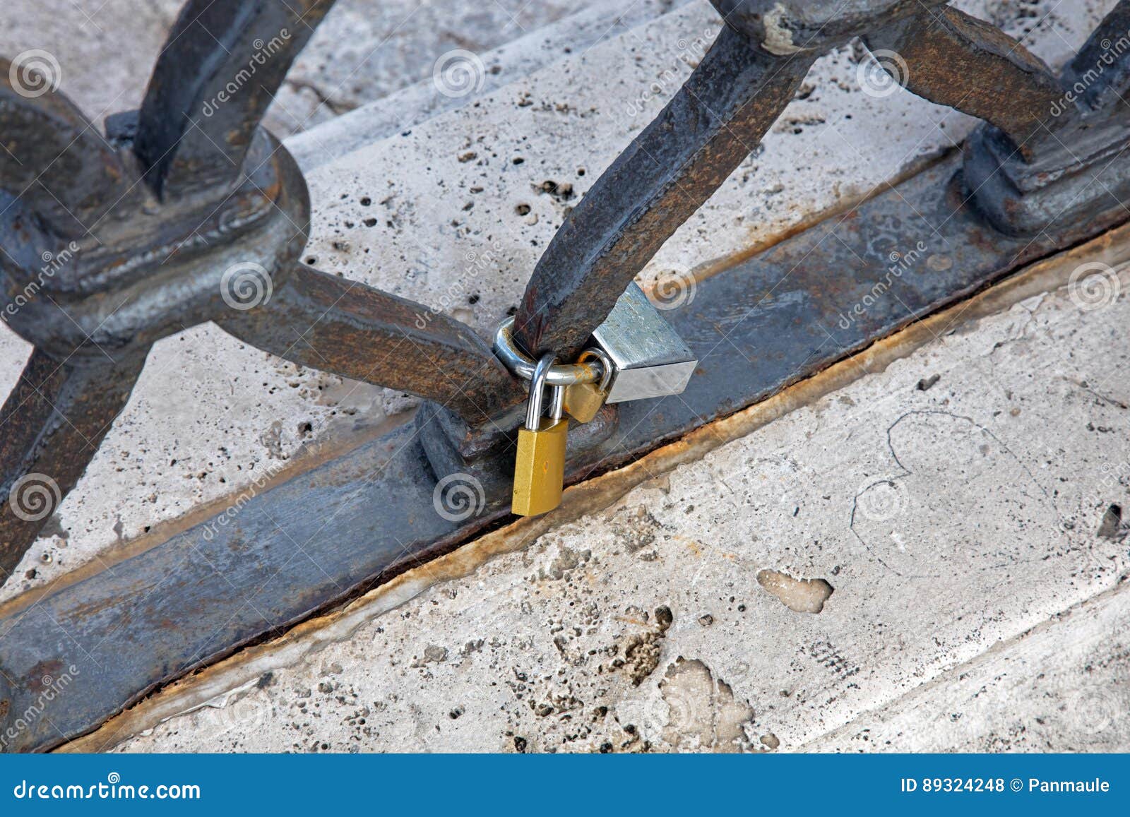 Love Locks stock photo. Image of sign, sentimental, romance - 89324248