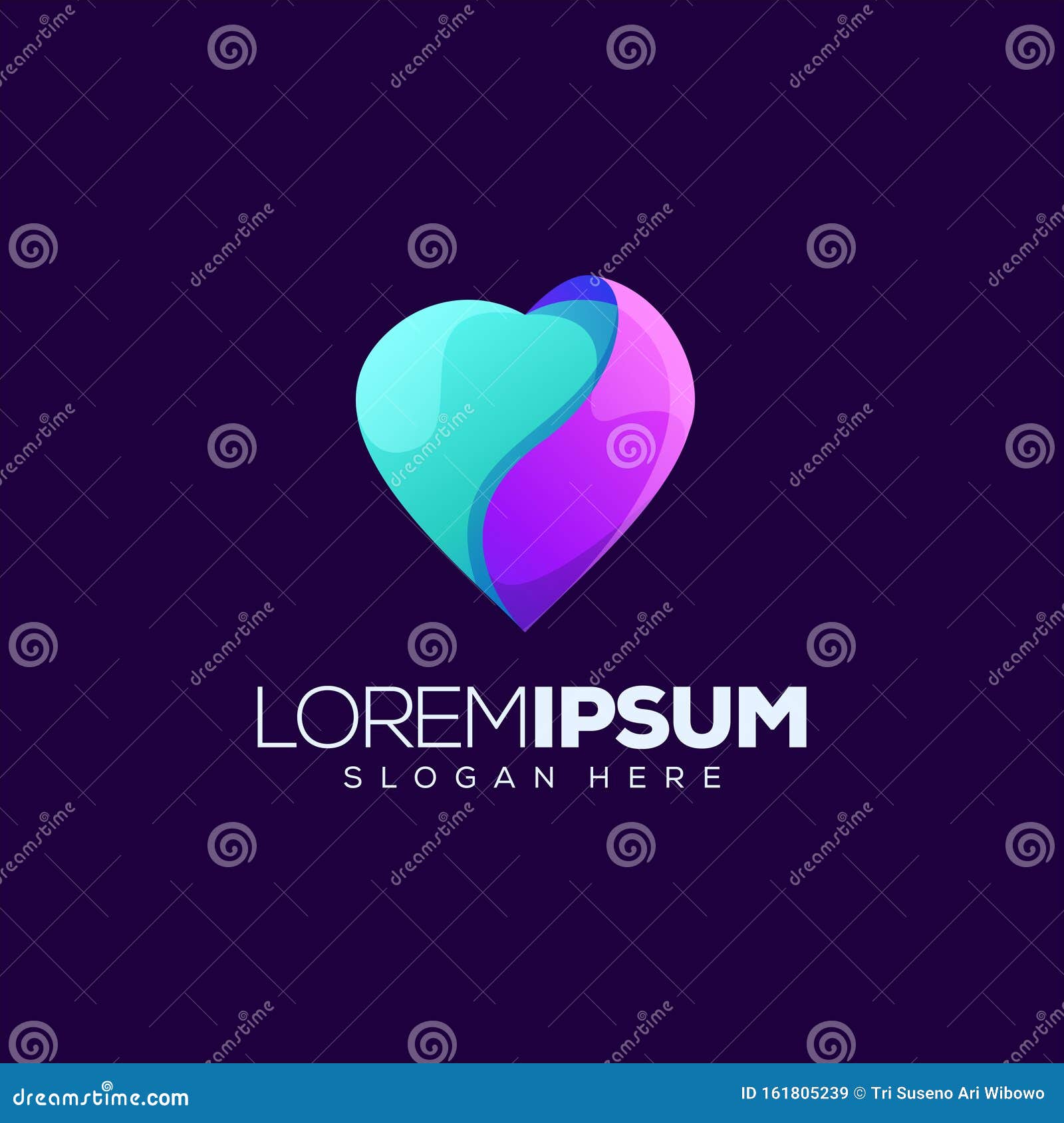 Love Logo Design Vector Illustration Stock Illustration - Illustration ...