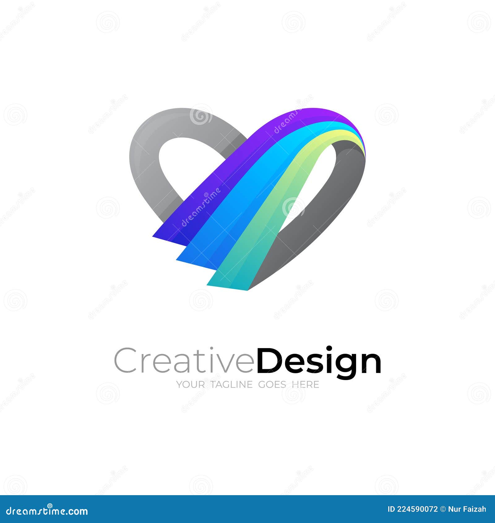Love Logo with Simple Design Illustration, Love Stock Vector ...