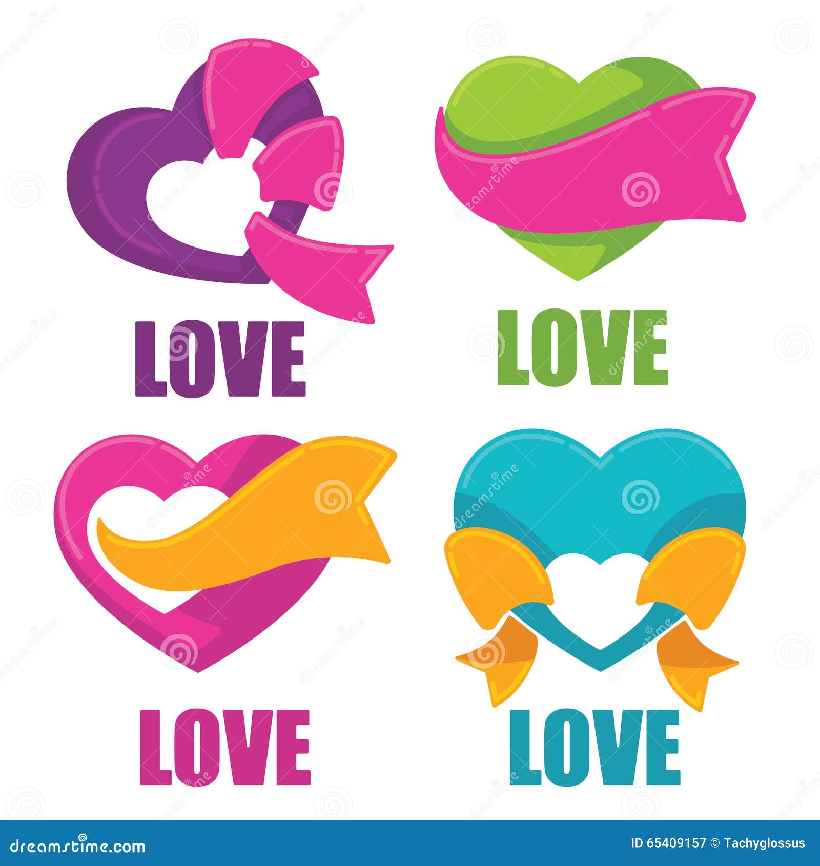 Love logo stock vector. Illustration of layout, color - 65409157