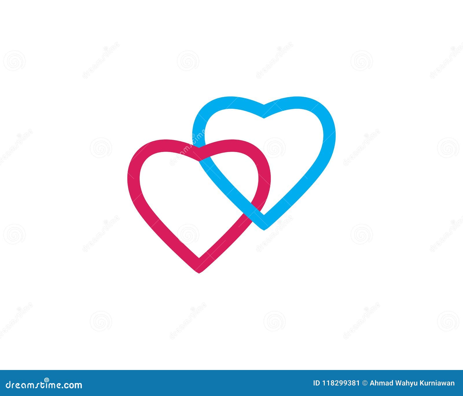 Love Logo Vector stock vector. Illustration of banner - 118299381