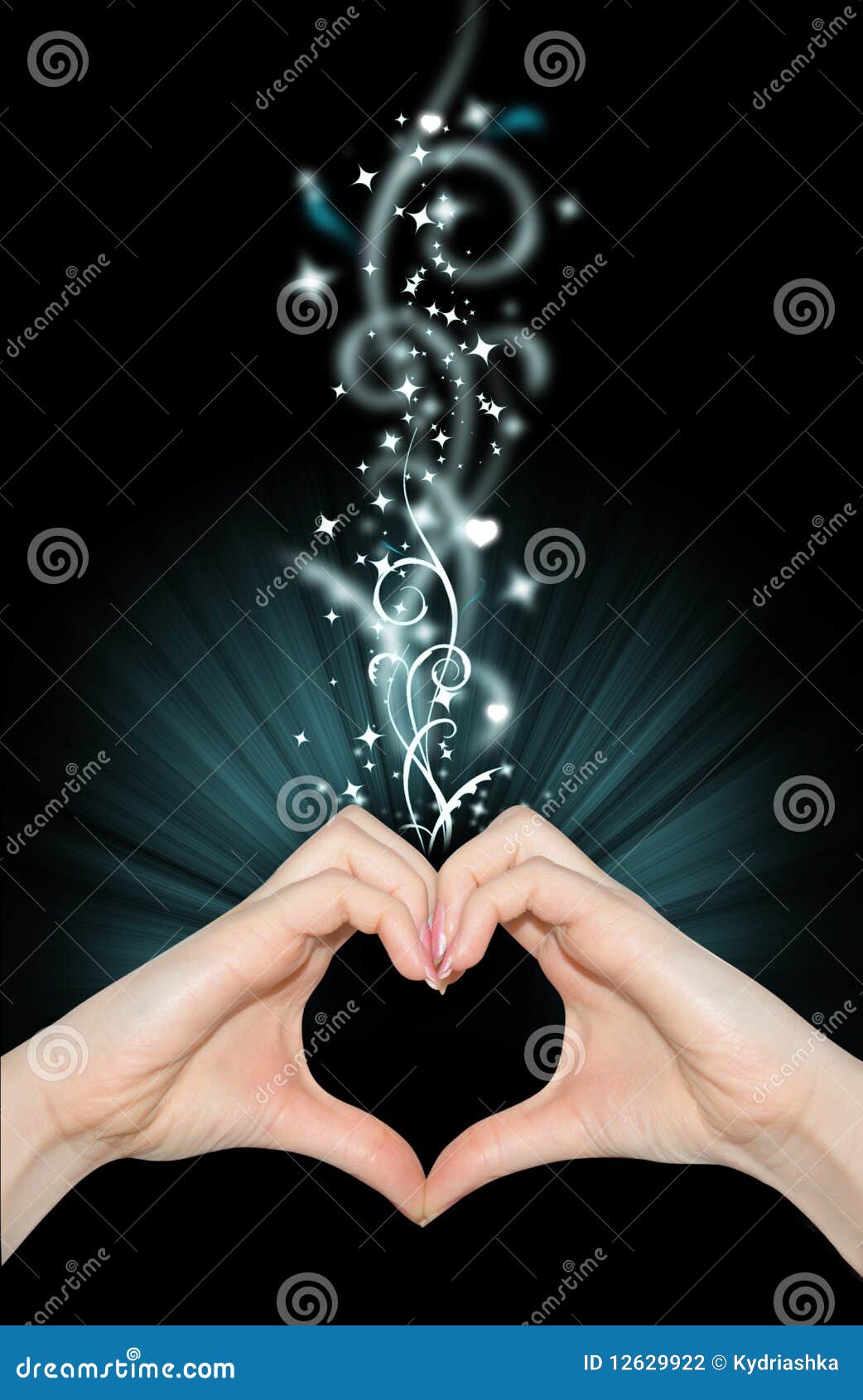 Set Of Magic Hands With Zodiac Glyphs In Outline Style. Collection Of ...