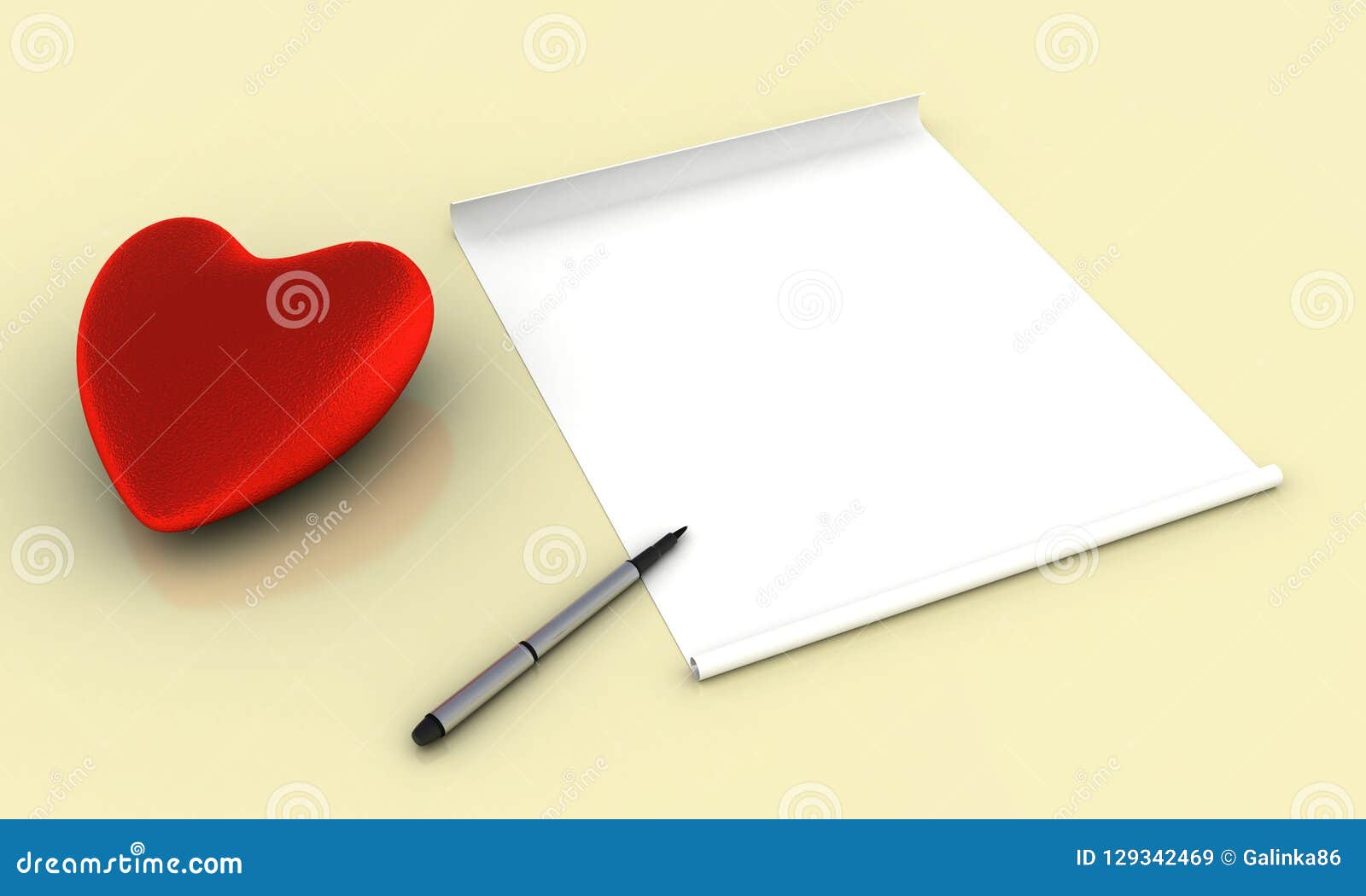 Love Mail - Conceptual Image Stock Illustration - Illustration of heart ...