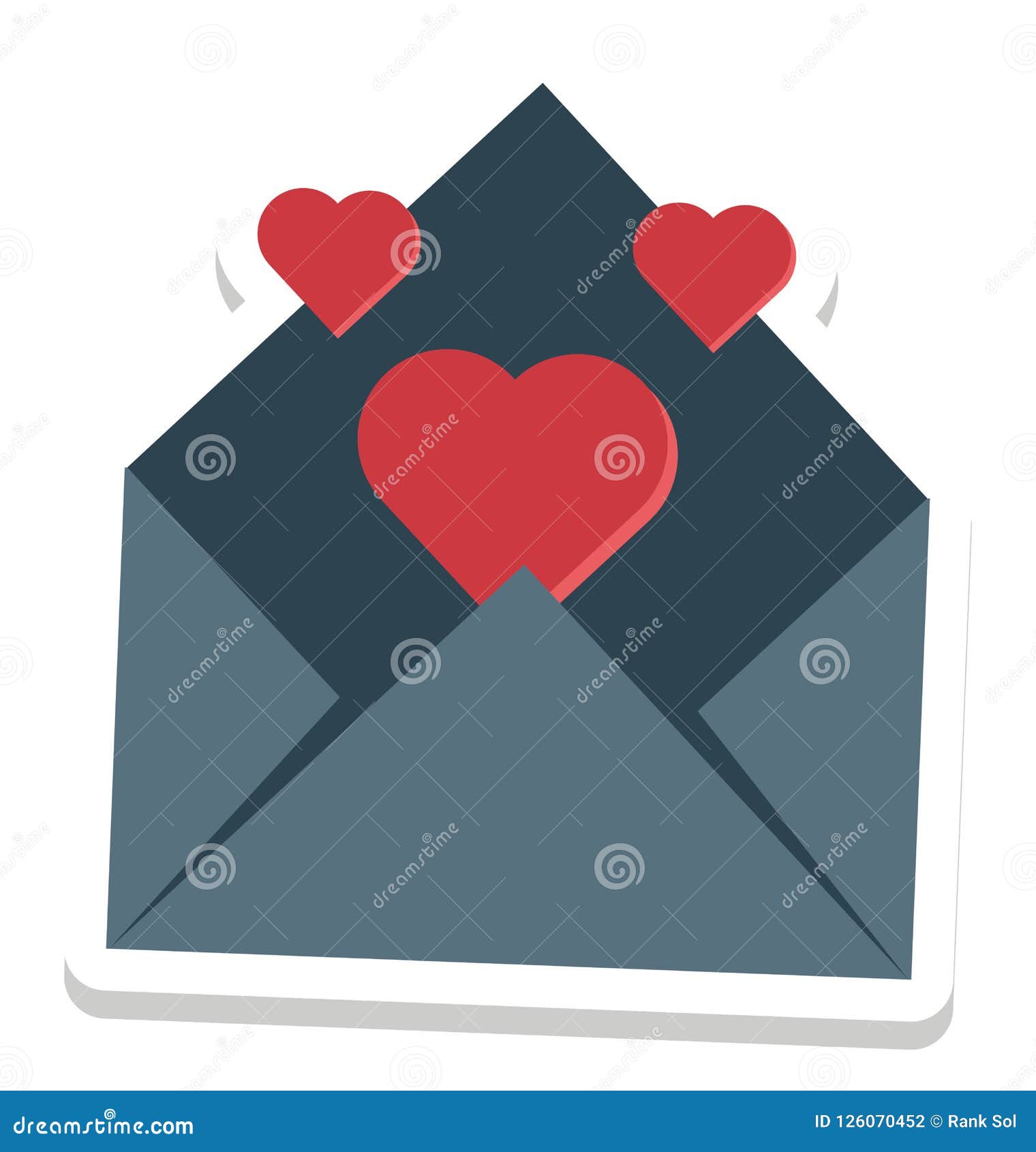 Love Mail, Love Greeting Vector Icon Editable Stock Vector ...