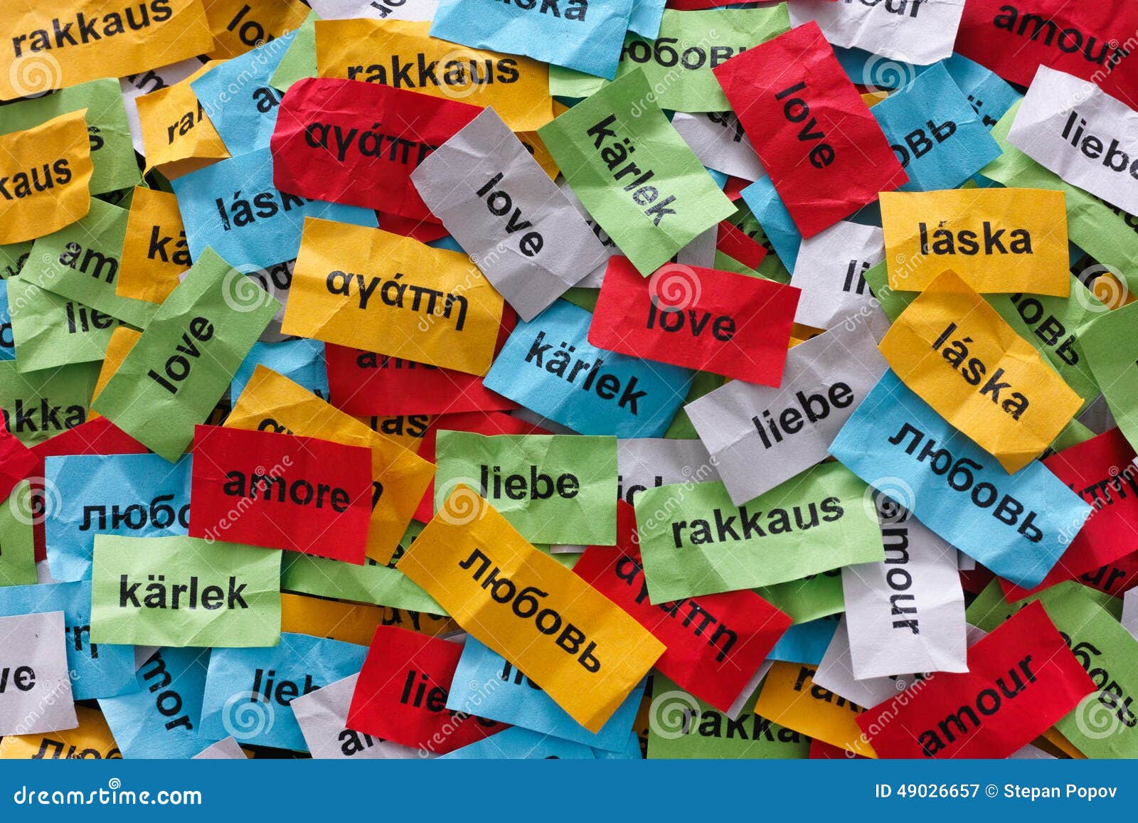 Love in many languages stock image. Image of amore, language - 49026657