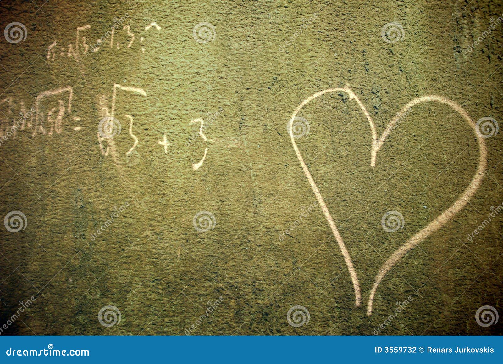 In love with math stock photo. Image of university, post - 3559732