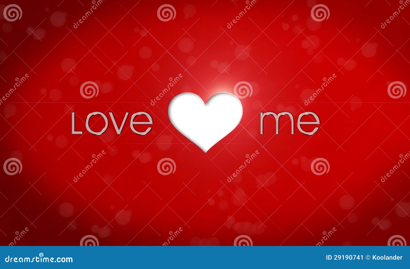 Love me stock illustration. Illustration of love, chrome - 29190741