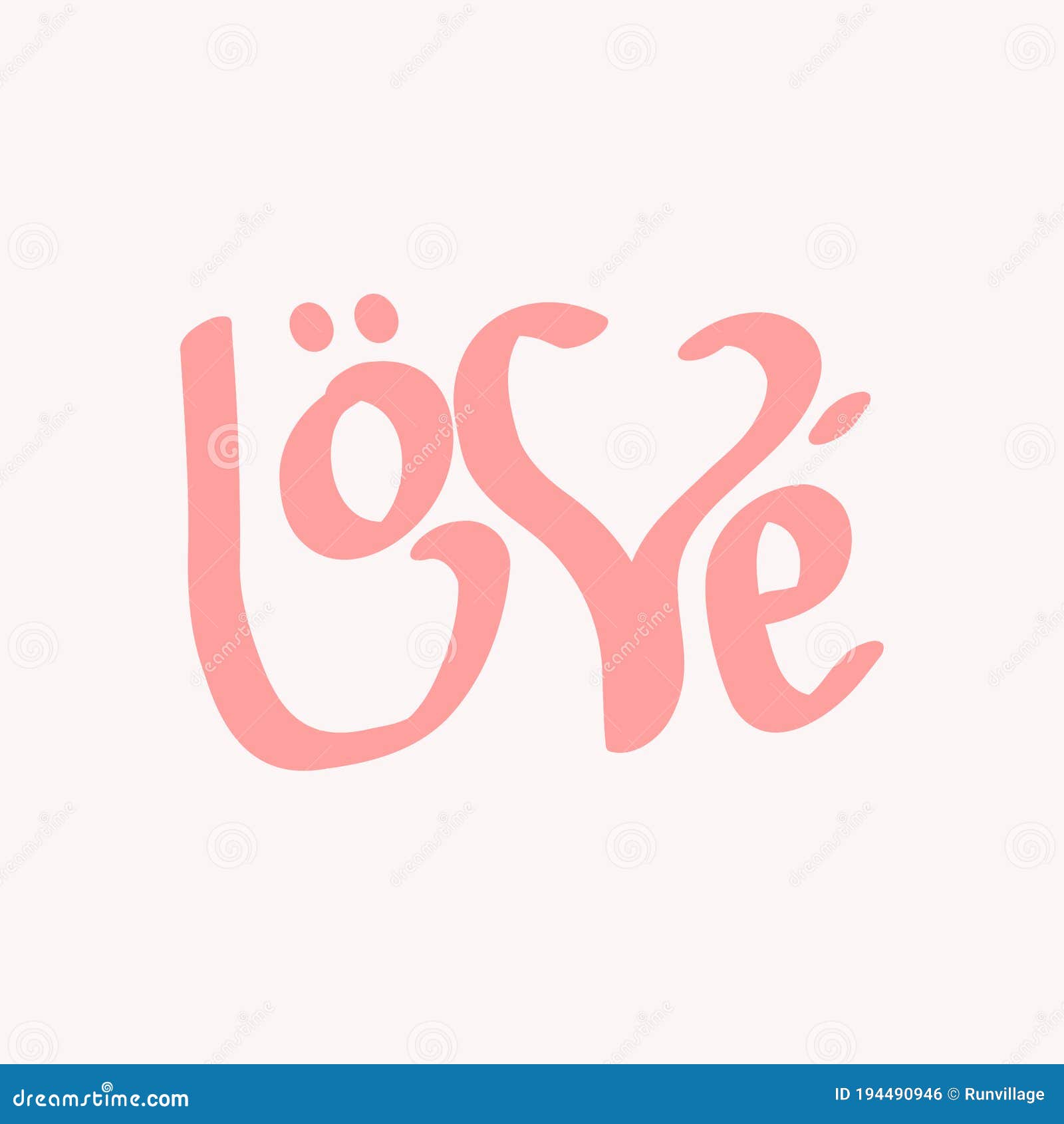 Love Me Text Quote Design with Pink Color Stock Vector - Illustration ...