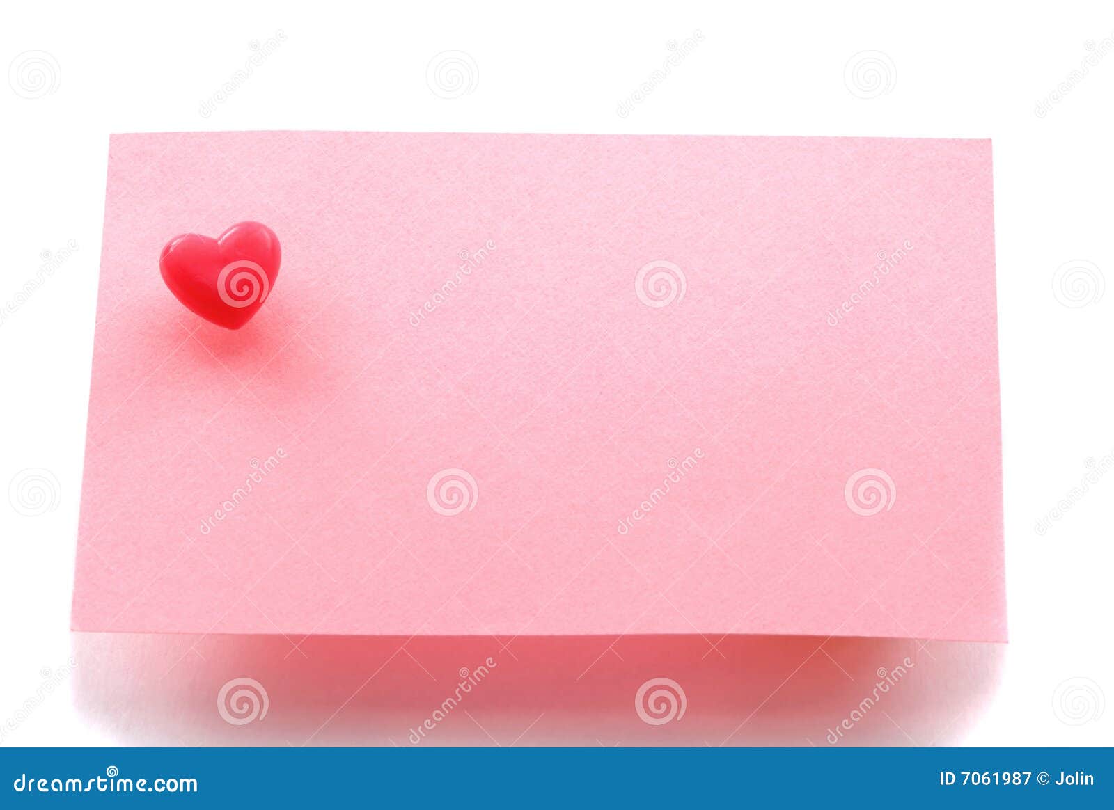Love message note paper stock image. Image of postit, clip - 7061987