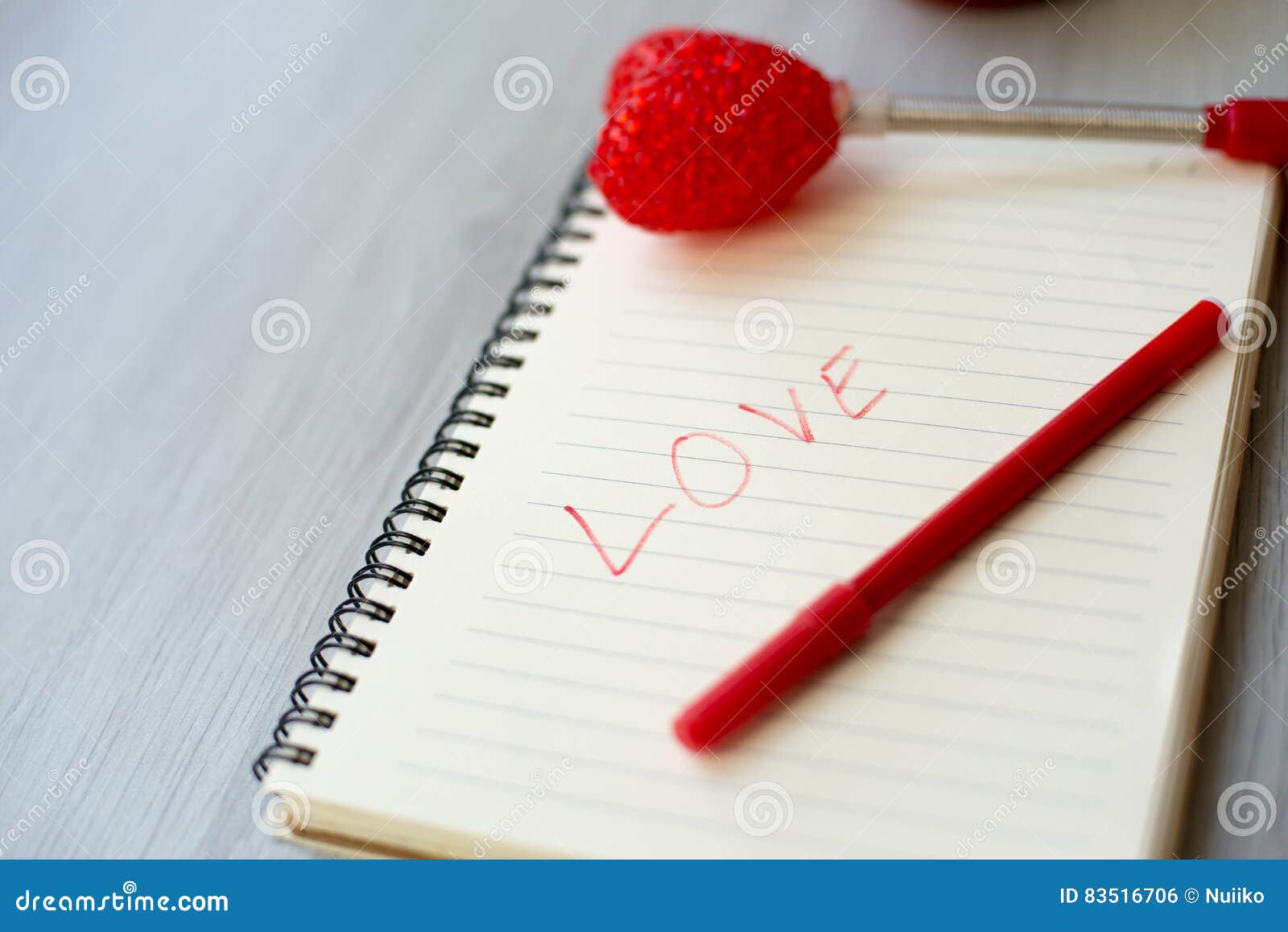 Love Message Notebook Gray Floor Stock Photos - Free & Royalty-Free ...