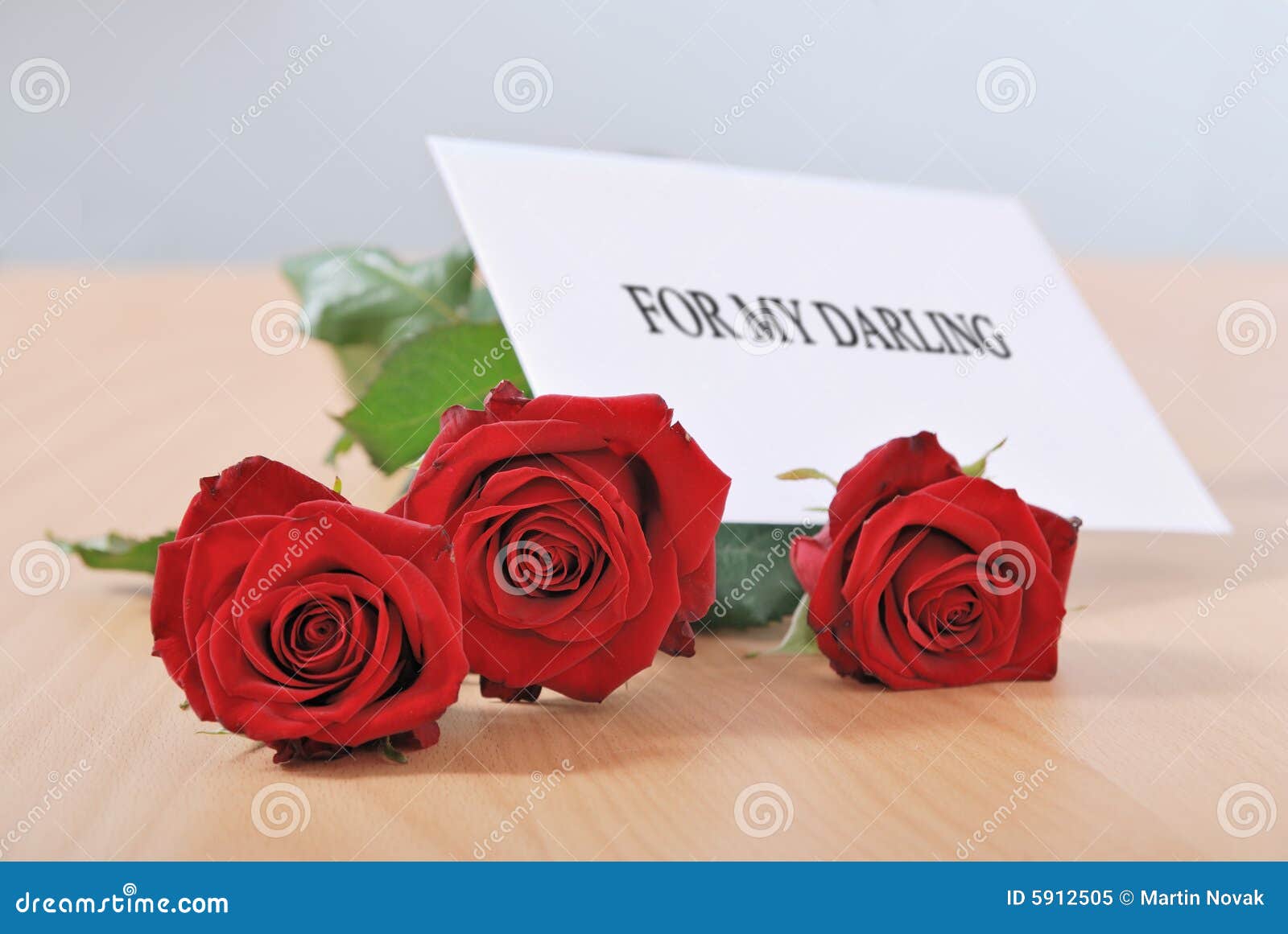 Love message - roses stock image. Image of concepts, present - 5912505