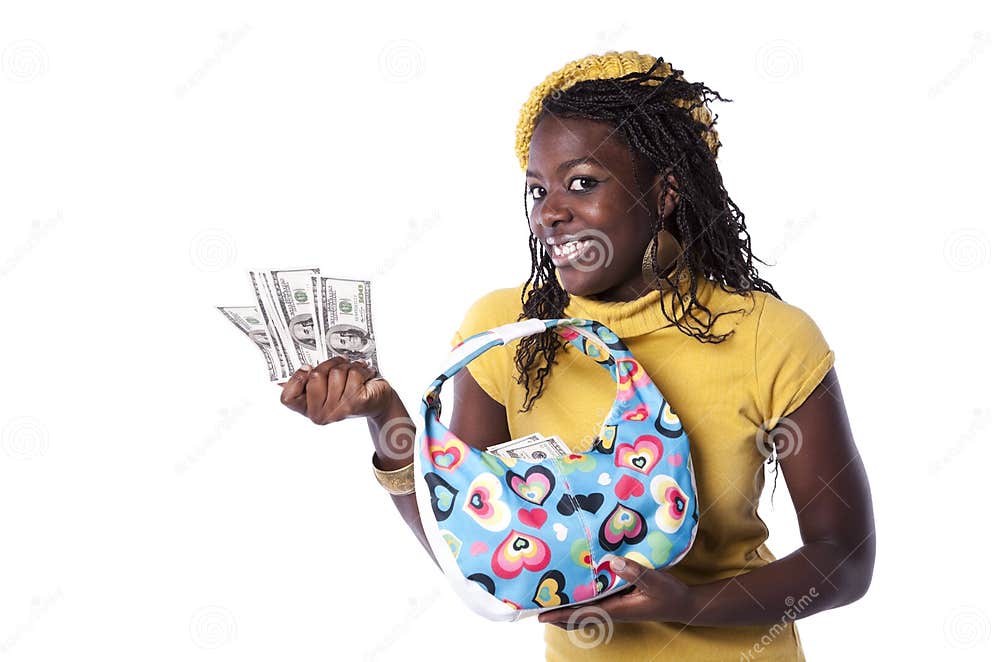 The love for money stock image. Image of female, cash - 16324513
