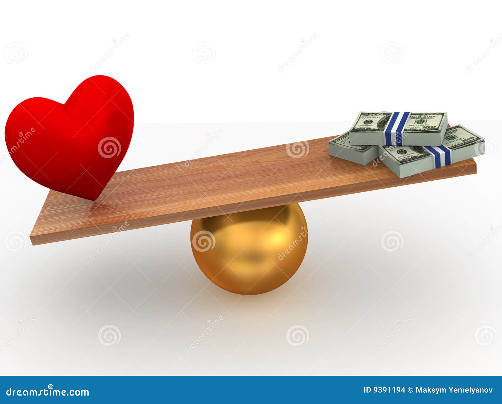 Love or Money stock illustration. Illustration of flirting - 9391194