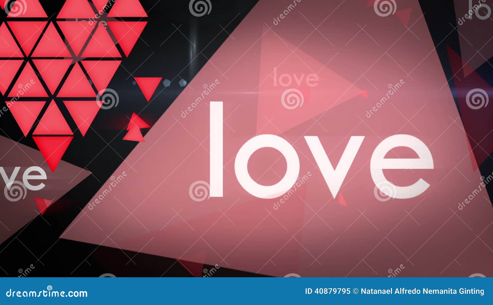 Love Motion Graphic Looping Animation Background Stock Video - Video of ...