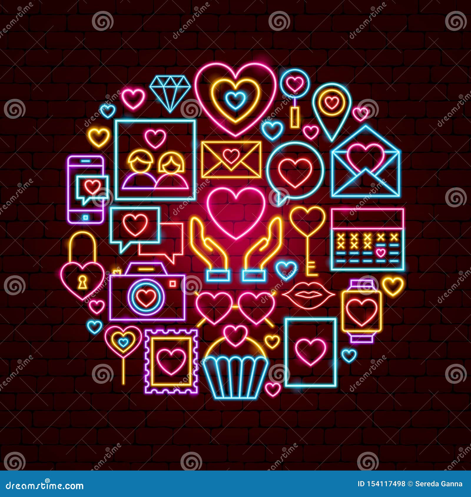 Love Is Love Neon Text Vector Design Template Lgbt Neon Logo Light