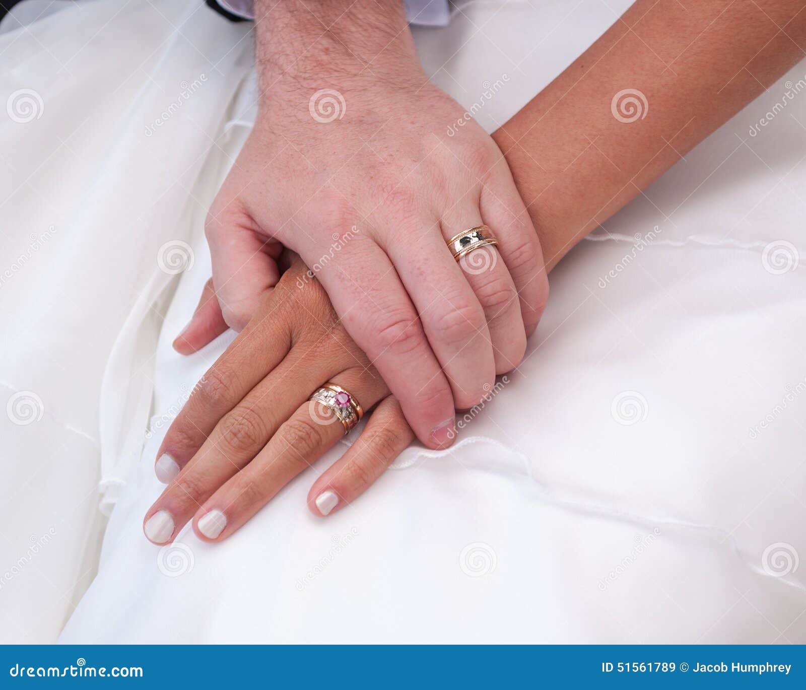 Love. Newly Weds Holding Hands after Wedding Stock Image - Image of ...