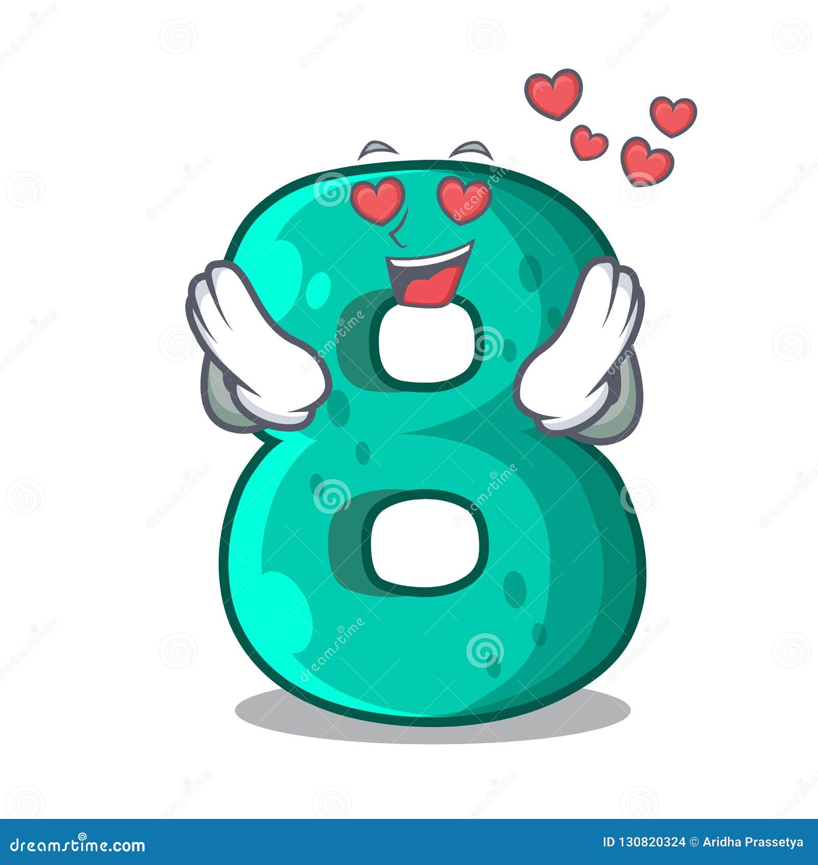 In Love Number Six Door Sign On Cartoon Vector Illustration ...