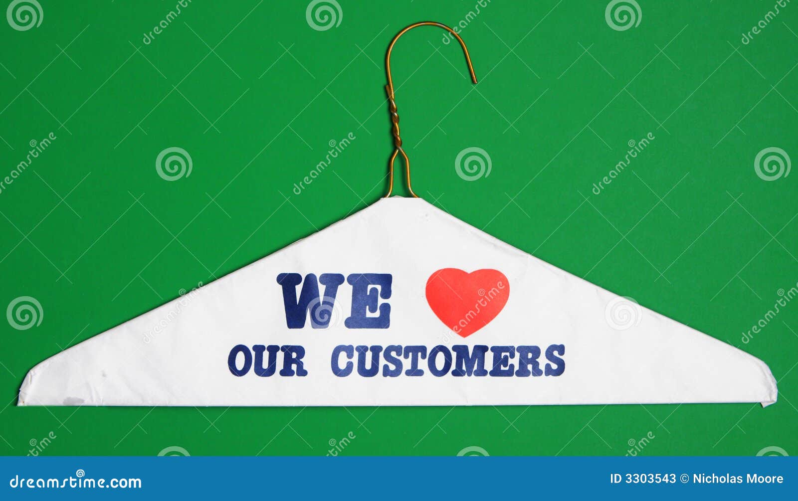We love our customers stock image. Image of holiday, love - 3303543