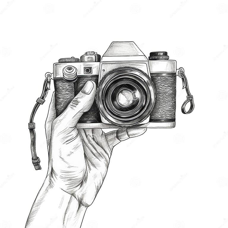 Love Pair Of Hands Holding A Camera Ai Generated Stock Illustration Illustration Of Young