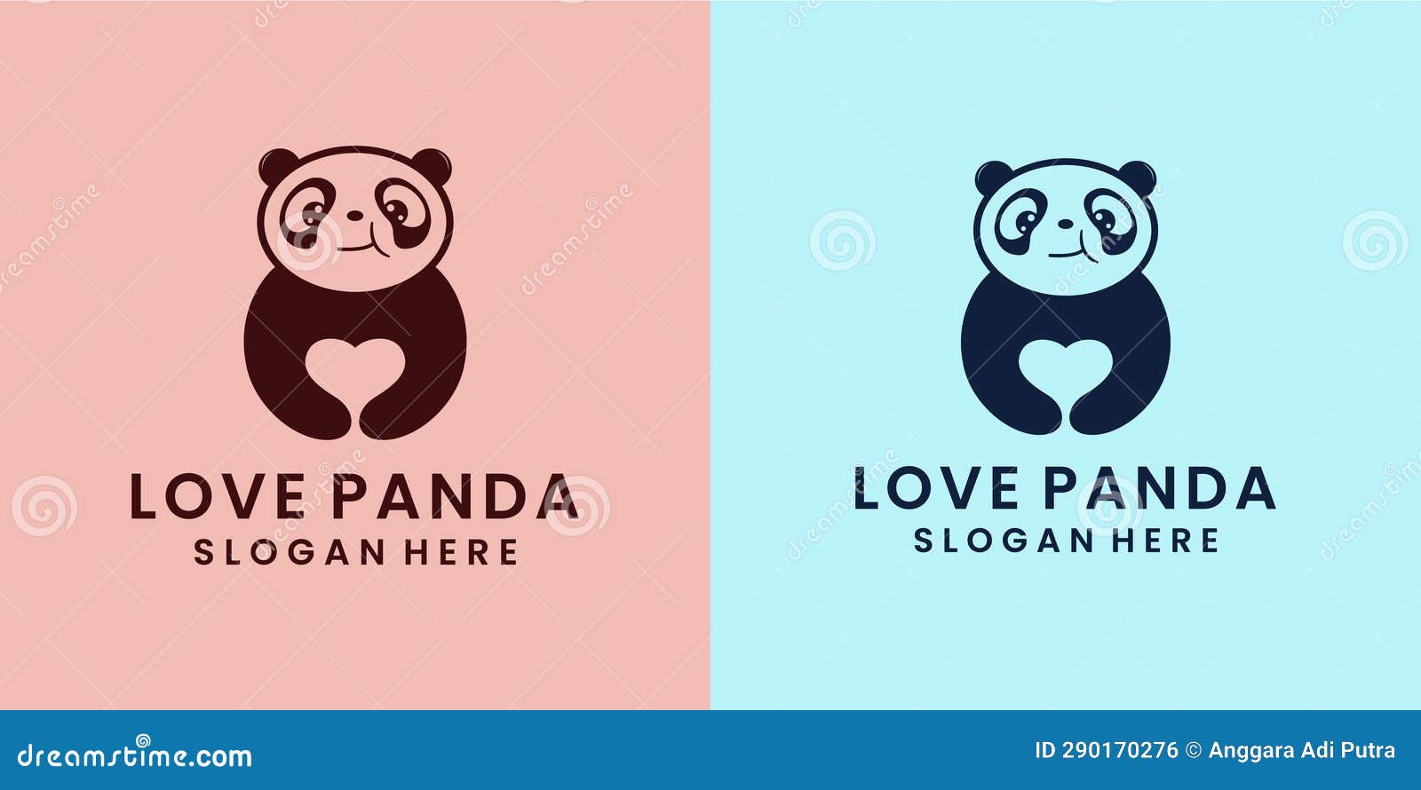 Love Panda Logo Design Ideas Stock Illustration - Illustration of china ...