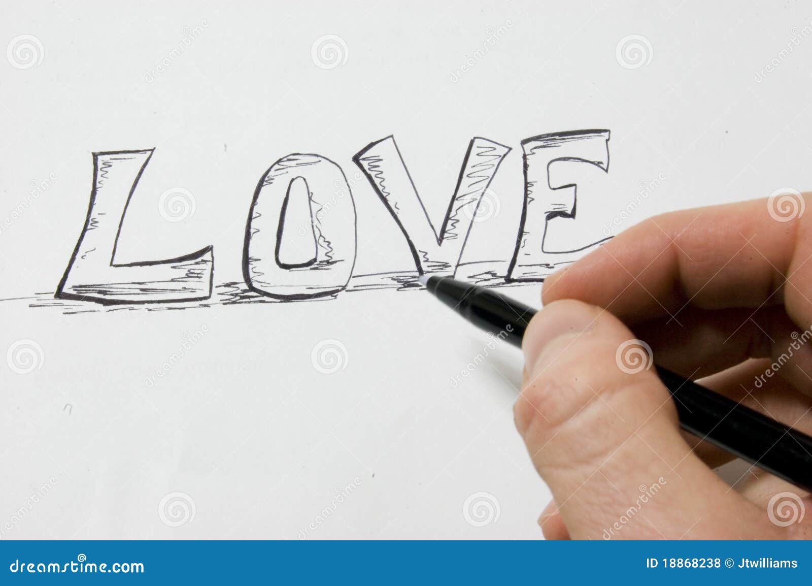 Love on Paper stock photo. Image of love, message, black - 18868238