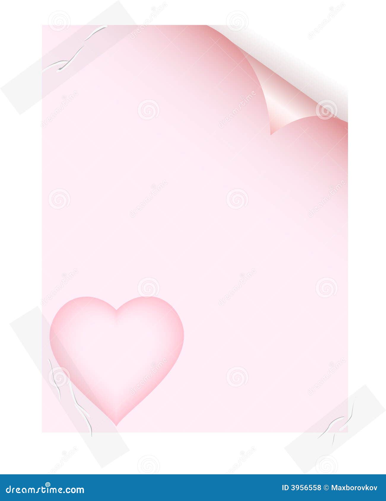 Love paper. stock vector. Illustration of correspondence - 3956558