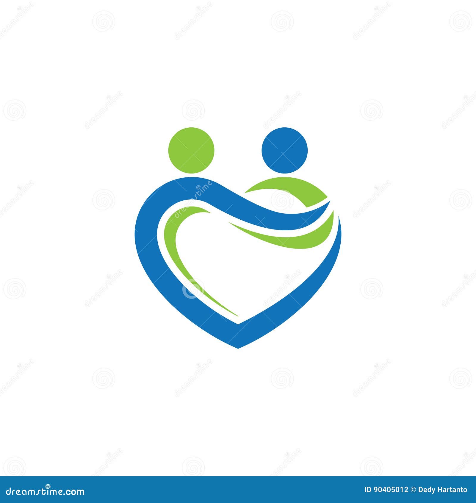 Love partner vector logo stock vector. Illustration of holding - 90405012