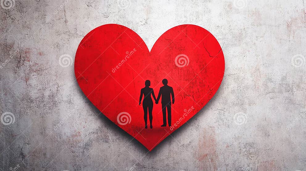 Love and Partnership Couple Heart Unity Togetherness Romance ...