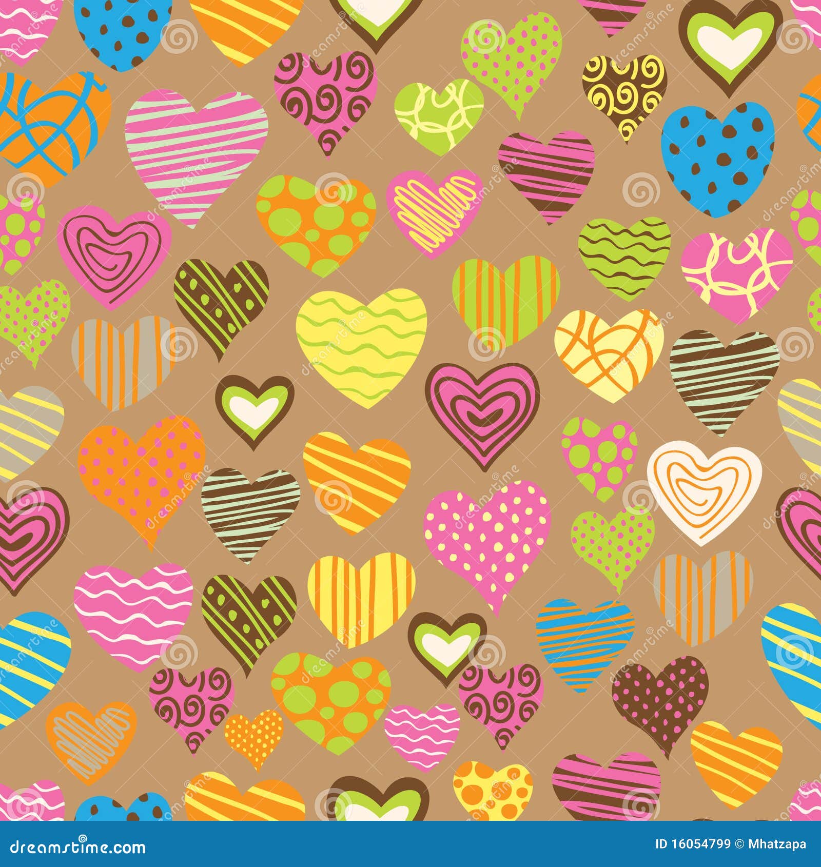 Love pattern stock illustration. Illustration of romantic - 16054799