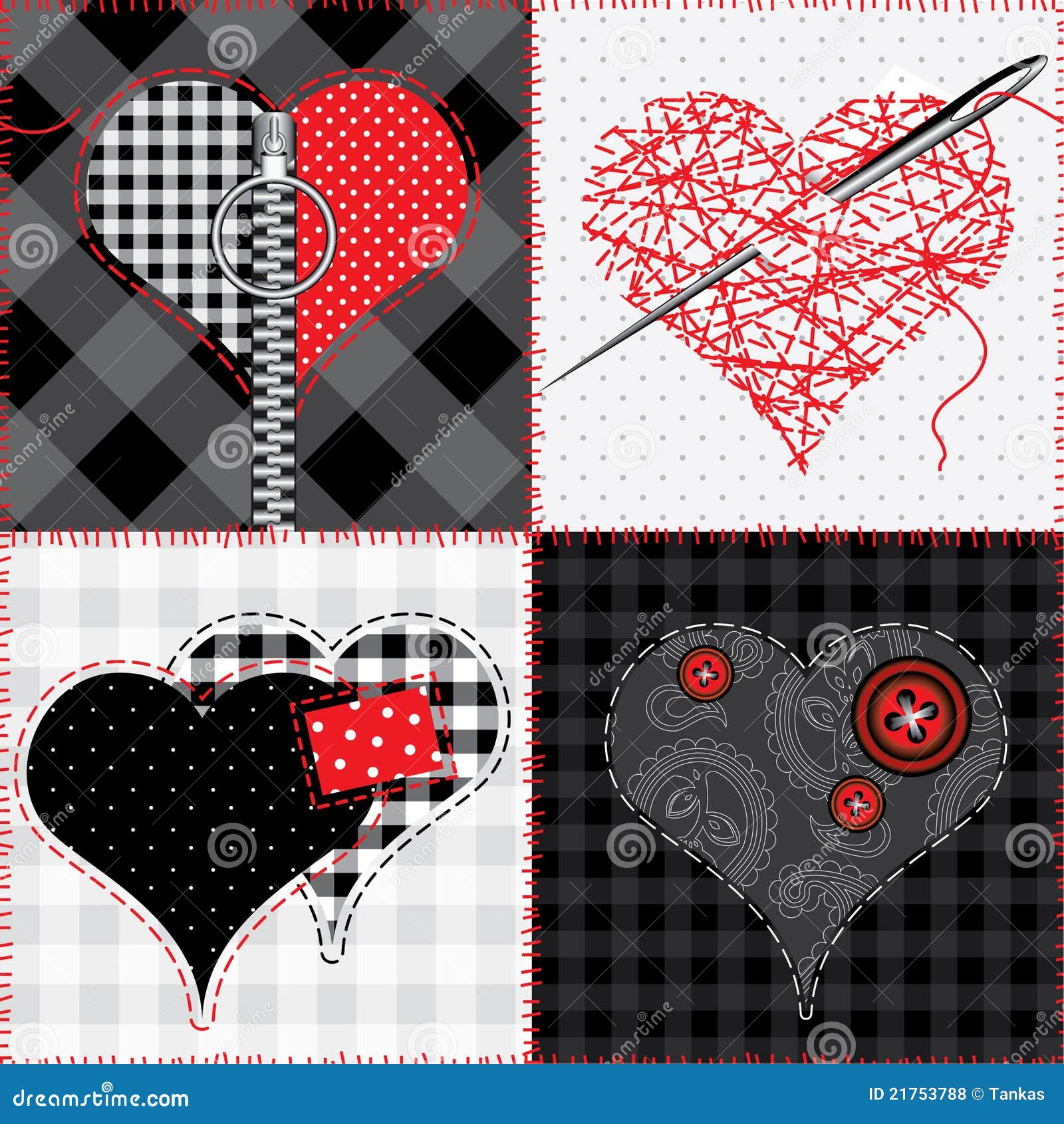Love pattern stock vector. Illustration of vector, pattern - 21753788